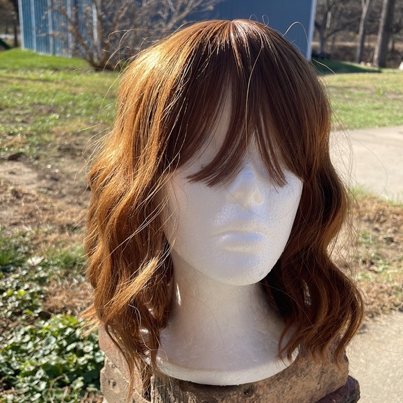 imOgen | Accessories | Nwt 2 Amber Chestnut Ginger Wig Beach Waves Bob ...